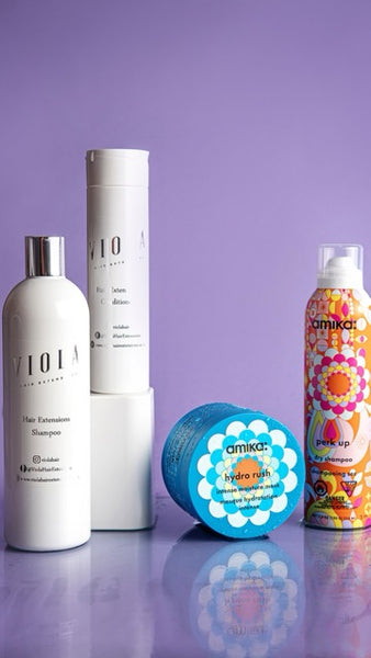 How to use Hair Products with Hair Extensions – Viola Hair Extensions